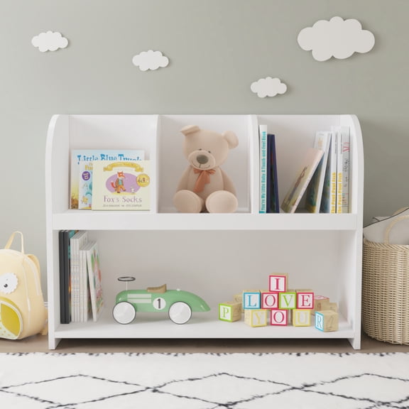 Winsome Wood Juliet Tilted Bookshelf, 2-Tier, Natural Finish - Walmart.com
