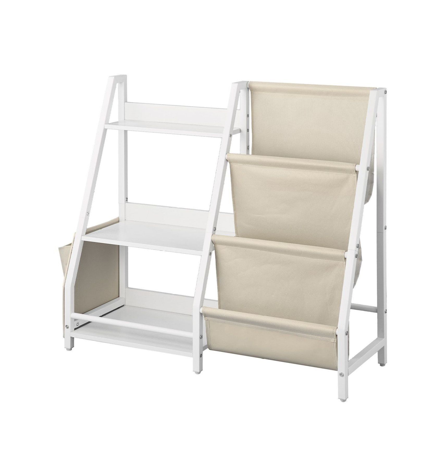 Kids Bookshelf 3-Tier, Toy Storage Organizer for Toddlers, Book Shelves ...