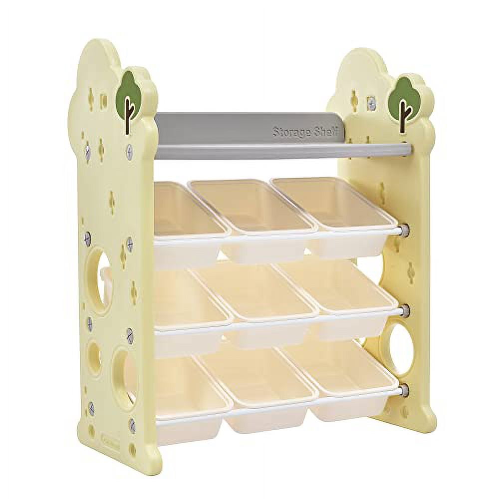 Kids Bookshelf Toy Storage Box, Multifunctional Toy Storage Cabinet ...