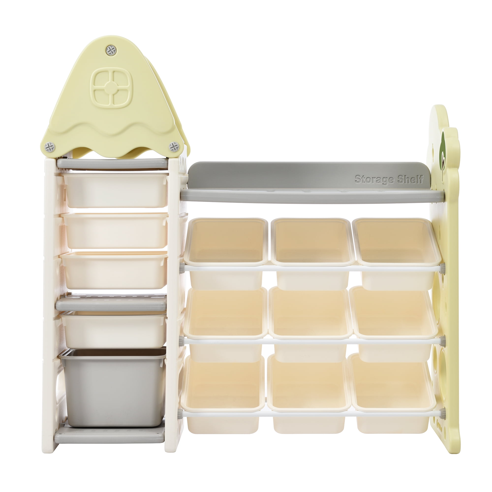 Kids Bookshelf Toy Storage Box, Multifunctional Toy Storage Cabinet ...