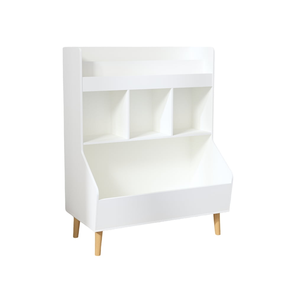 Kids Bookshelf, Toy Storage Display Rack Organizer Holder with 3 ...