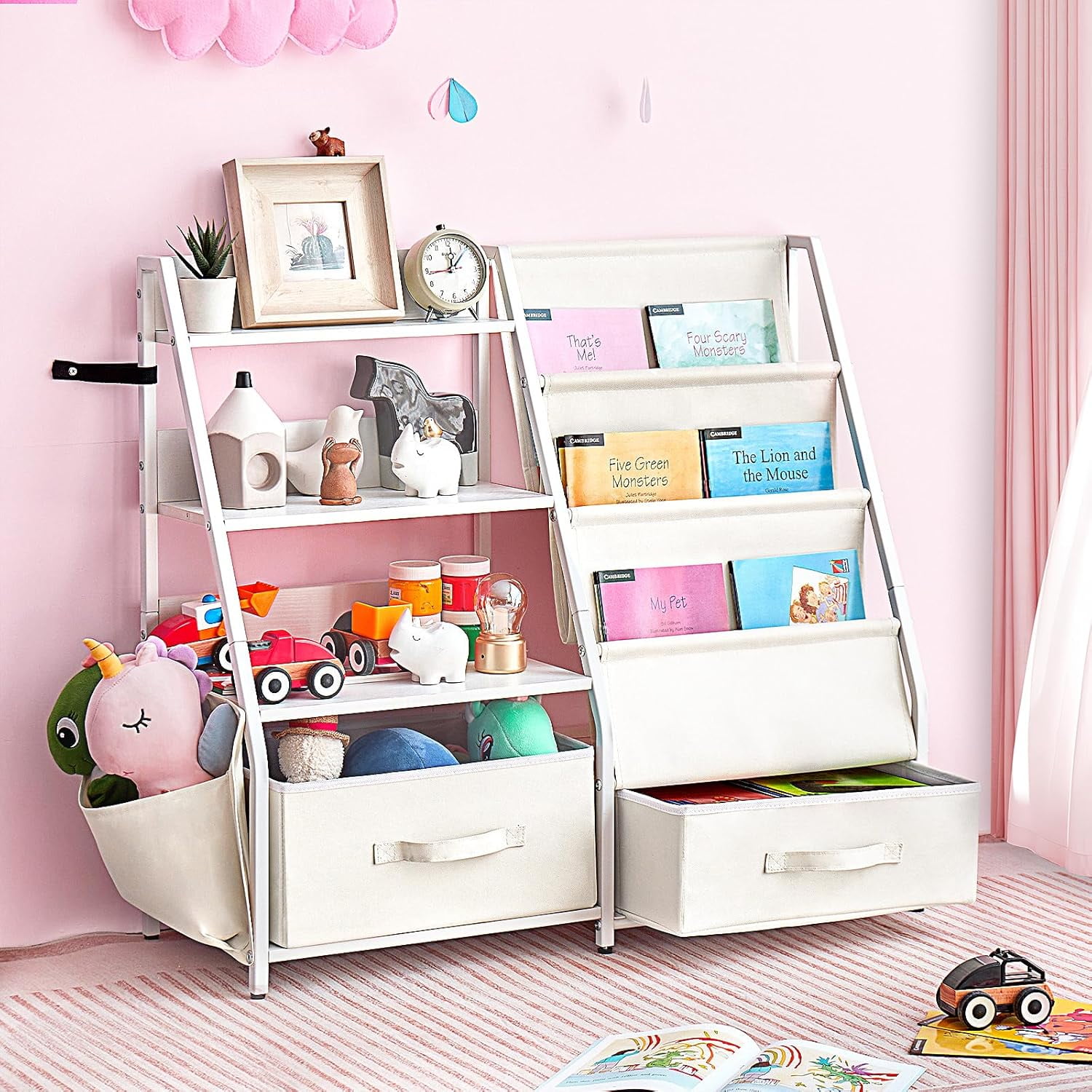 Kids Bookshelf and Toy Storage,Kids Book Shelf for Kids Rooms, Baby ...