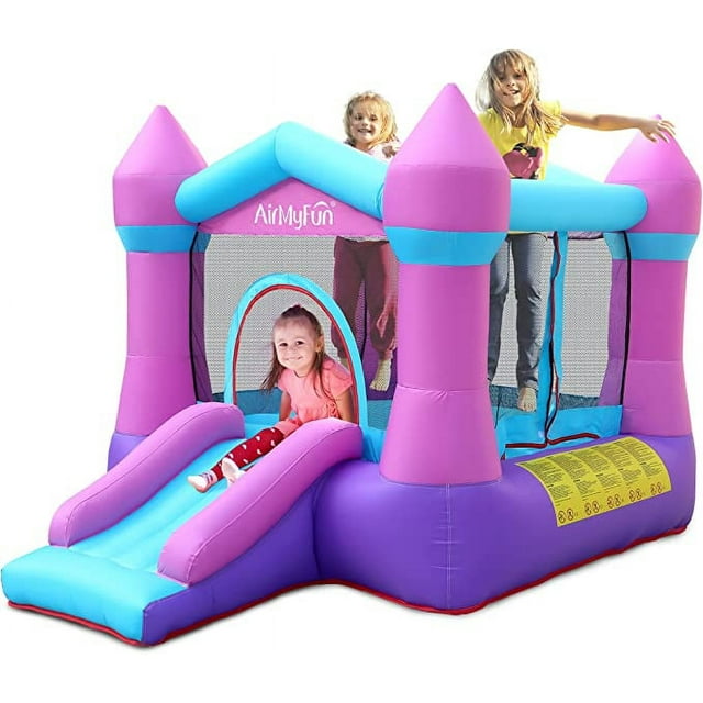 Kids Bounce House with Blower, Inflatable Bouncy Jumping Castle with ...