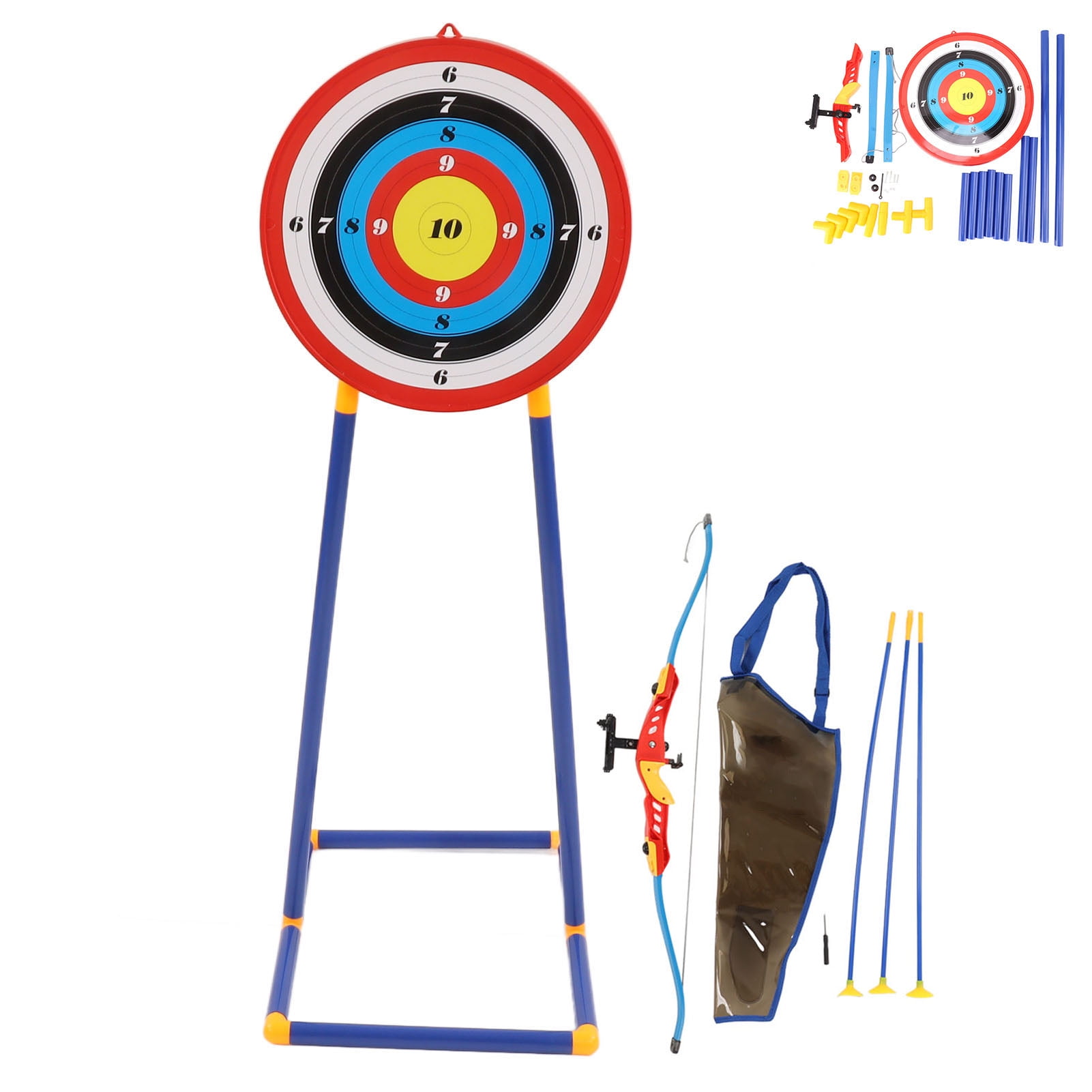 Kids Bow Arrow Set Simulation Suction Arrowheads Children Archery ...