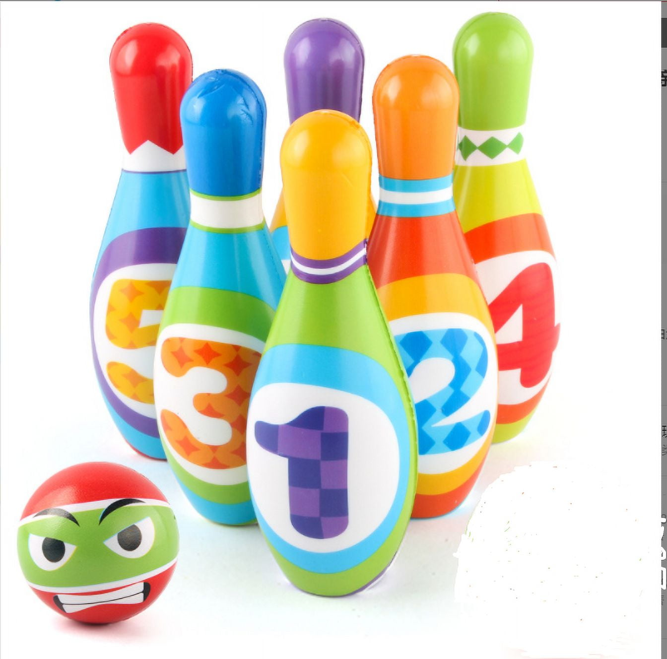 Kids Bowling Toys Set, Toddler Indoor Outdoor Activity Play Game, Soft ...