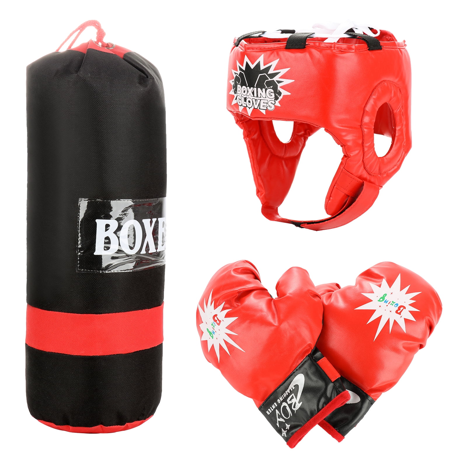 Kids Boxing Bag, Kids Hanging Fight Training Boxing Sandbag Gloves ...