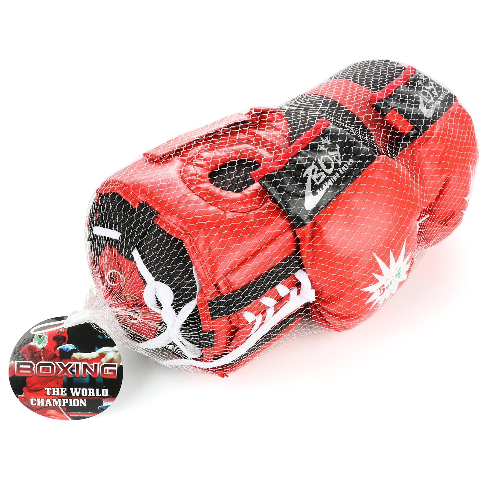 Kids Boxing Gloves Kit Punching Bag Educational Decompression Sandbag ...