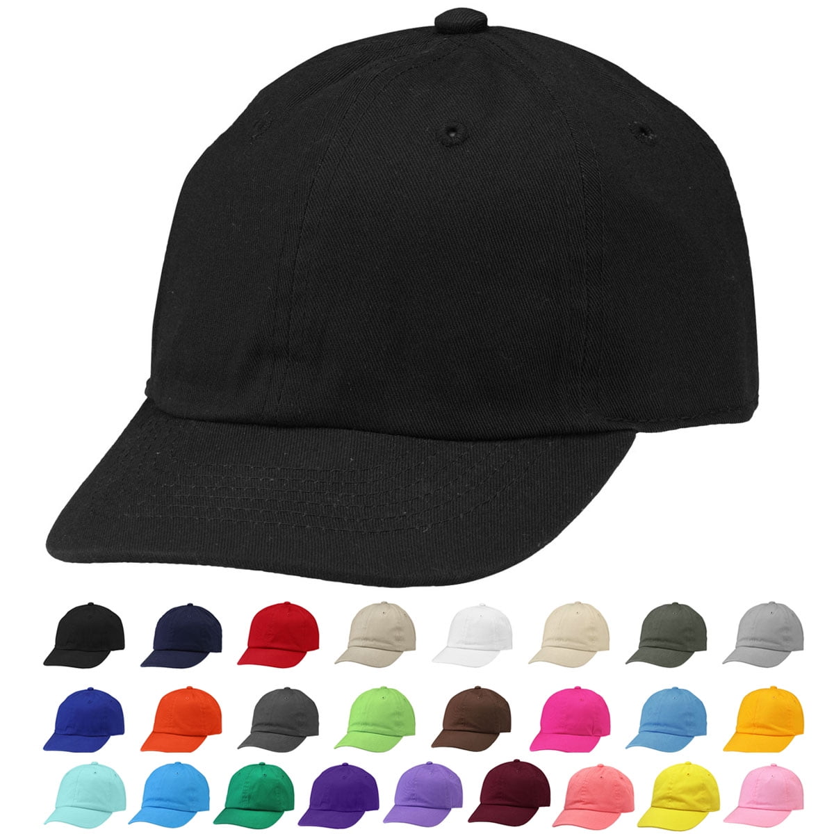 Walmart Kids Toddler Baseball Cap, Soft Cotton, Adjustable Size for 2-5 ...