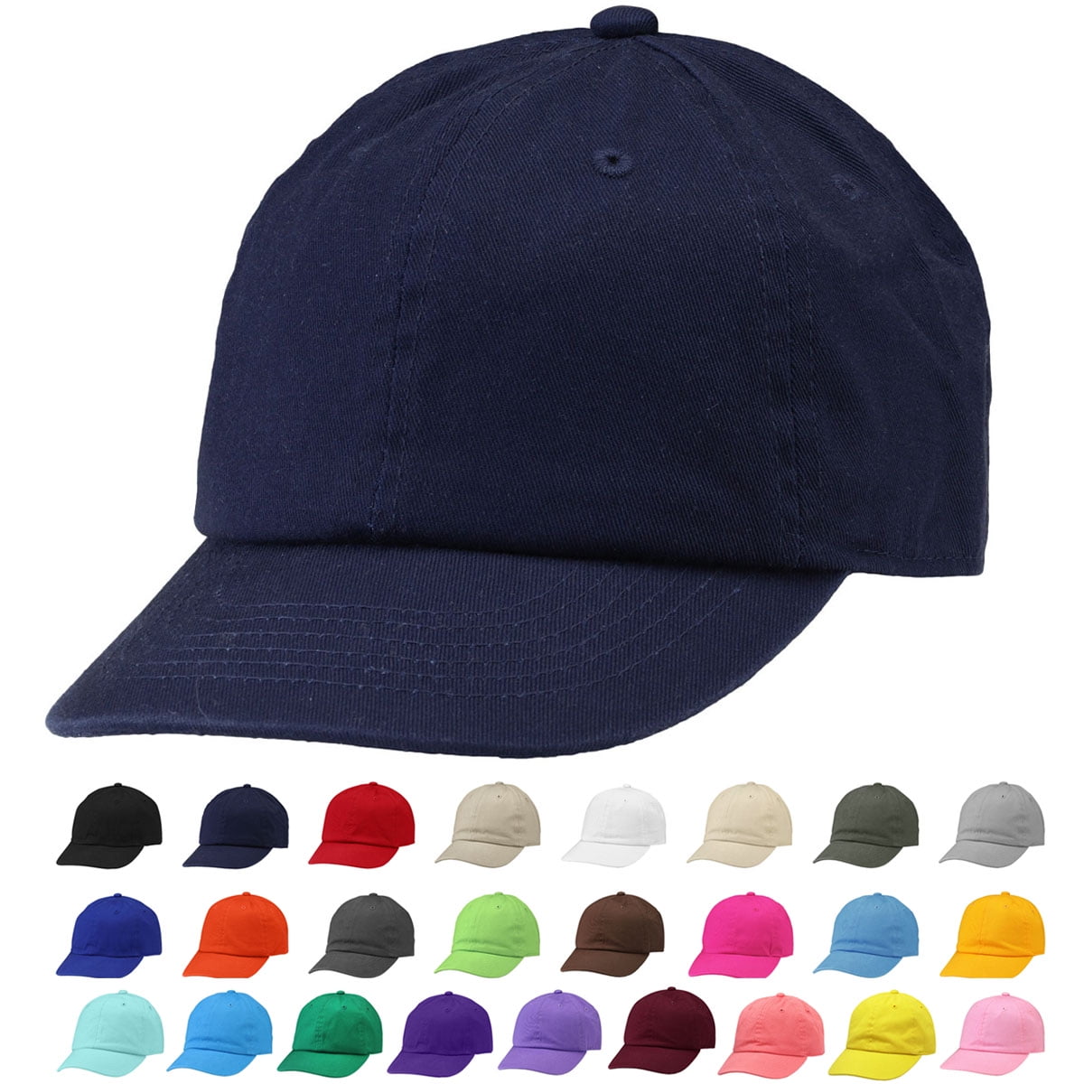 Kids Boy Girl Baseball Cap Hat Soft Cotton Lightweight Adjustable Size ...
