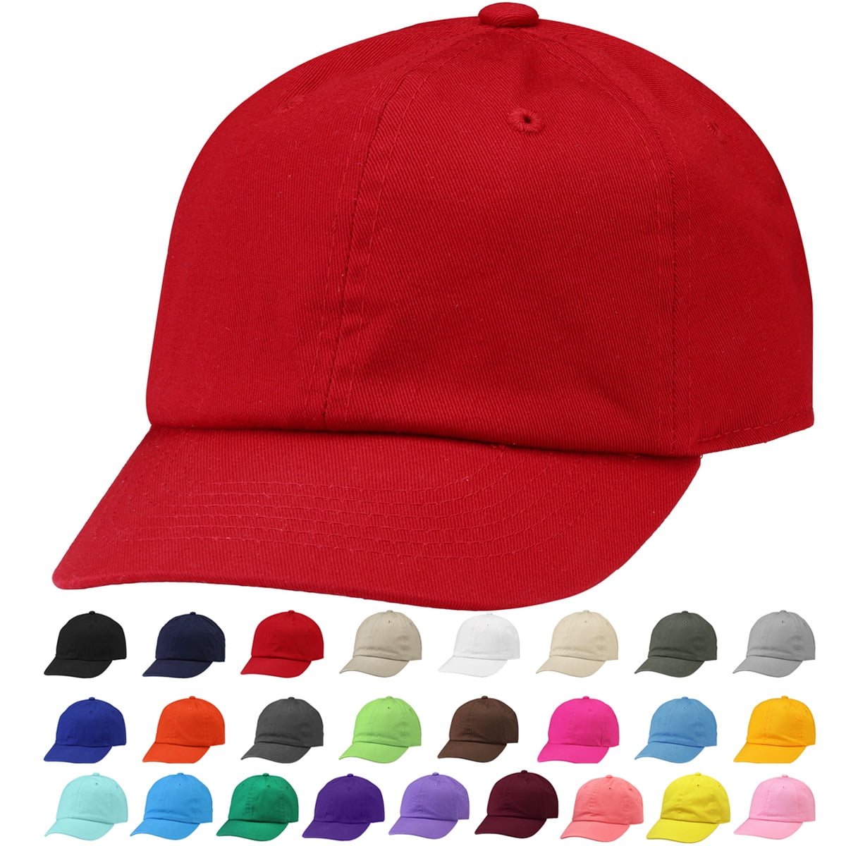 Kids Boy Girl Baseball Cap Hat Soft Cotton Lightweight Adjustable Size ...