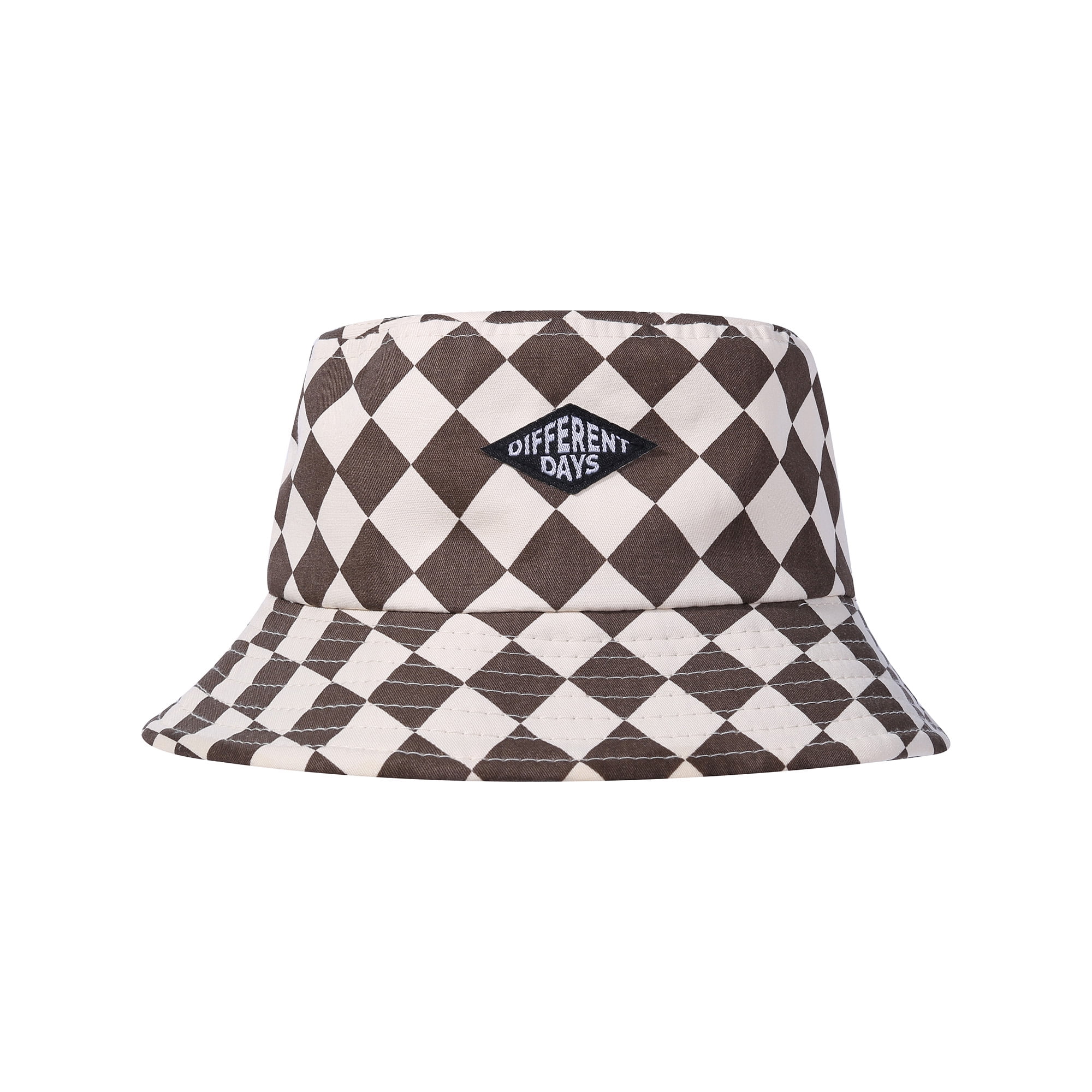 Kids Boy Girl Bucket Hat Wide Brim Checkerboard Beach Sun Fisherman ...