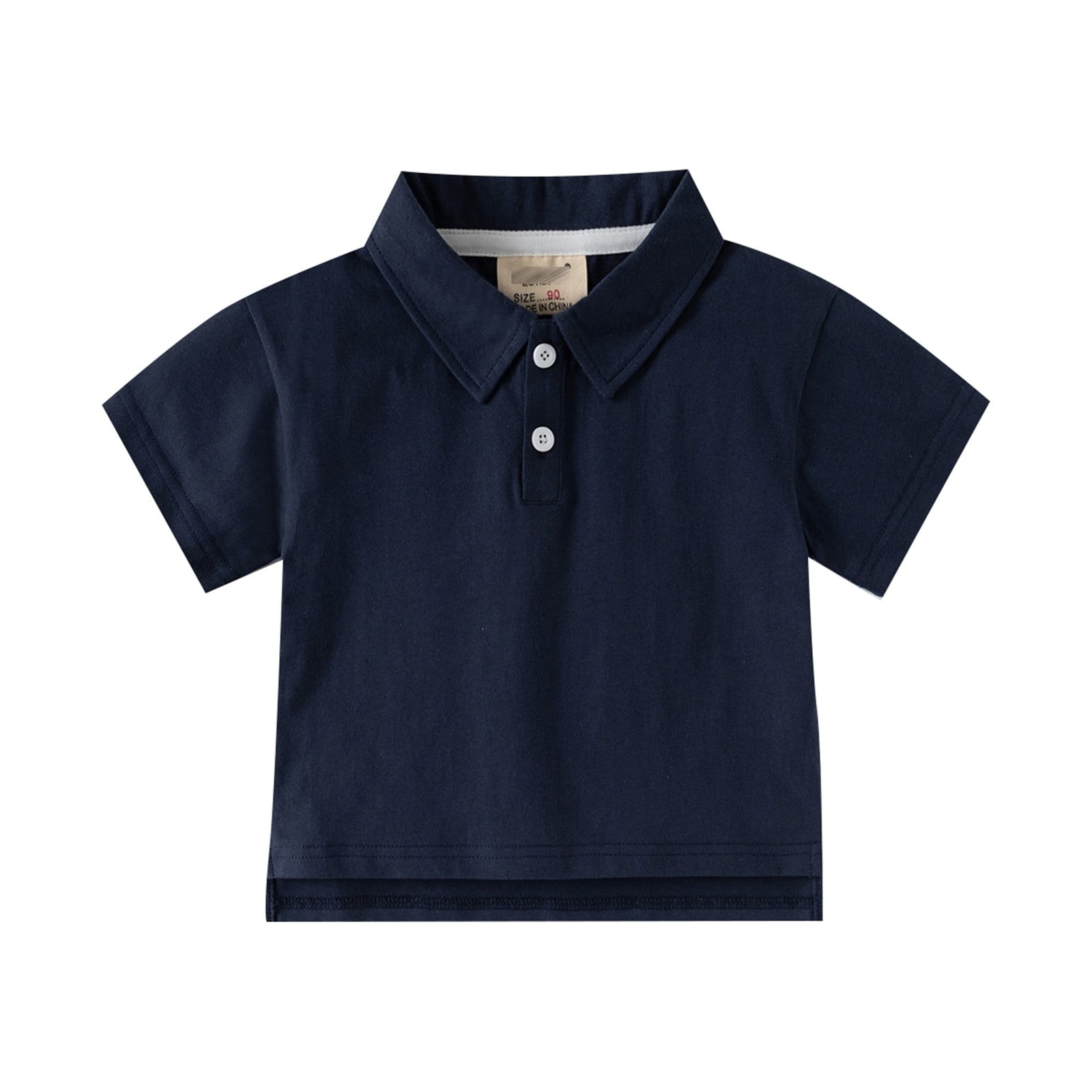 Kids Boy' Polo Shirt Navy Polo Shirt Boys Boys Button Down Shirt Short ...