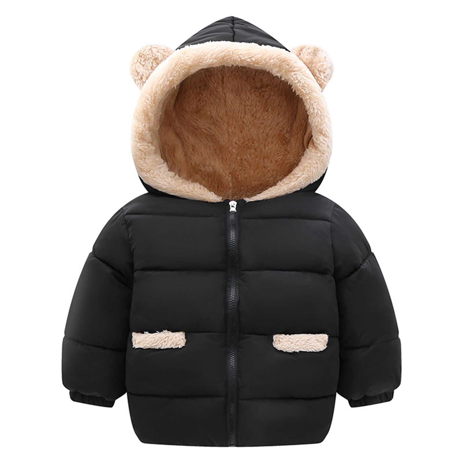 Kids Boy's Winter Coat Lined Waterproof Jacket Warm Puffer Jackets Boys ...