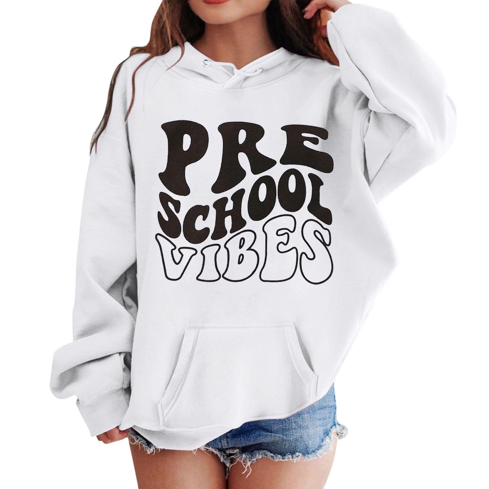 Kids Boys Girls Autumn WInter School Season Kindergarten Letter Printed ...