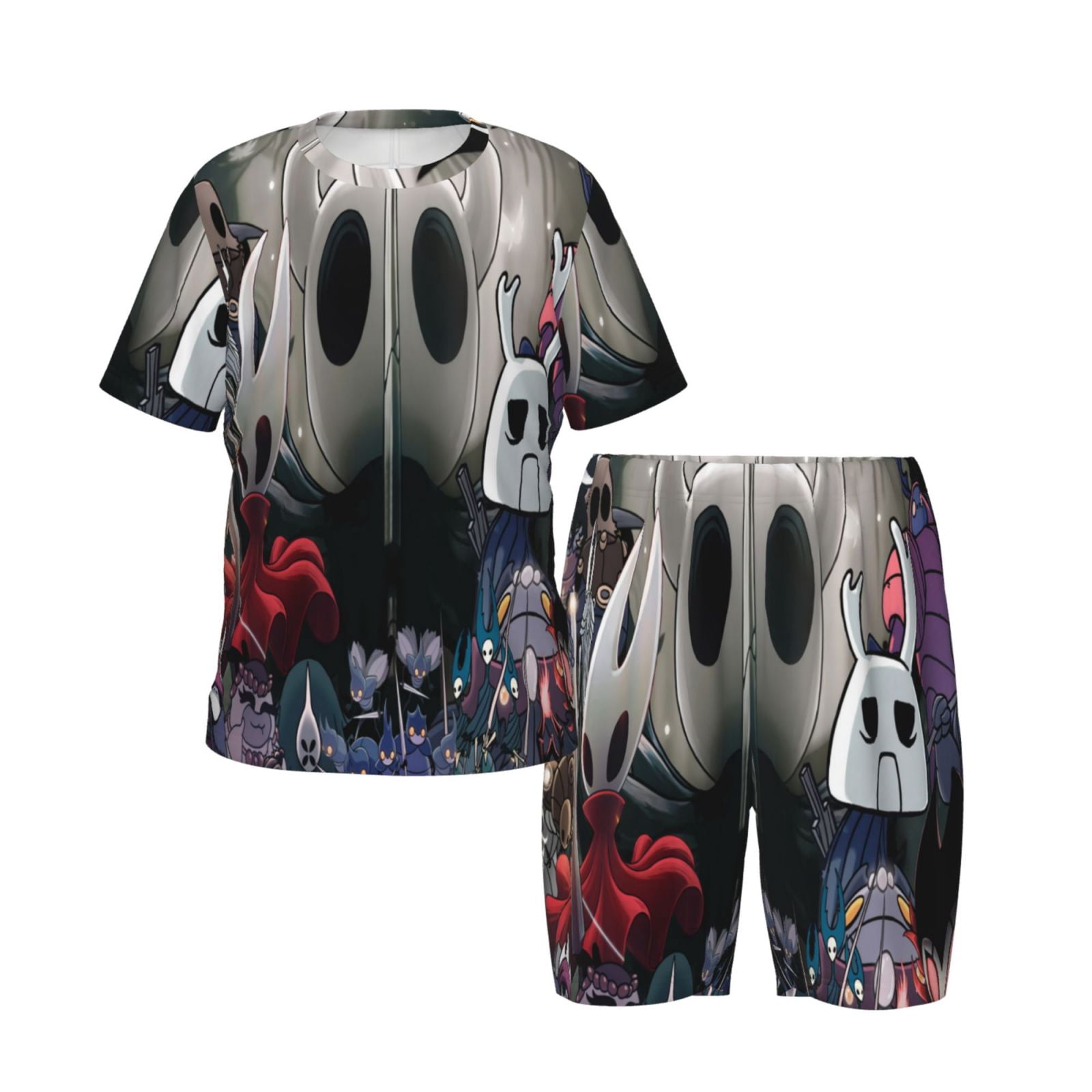 Kids Boys Girls Hollow Knight Pajamas Set Cartoon Shirt With Shorts Set ...