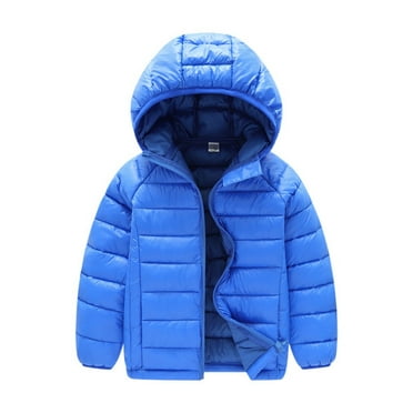 Toddler Boys Girls Puffer Jackets Coats Kids Winter Warm Hooded Coat Outwear 2-7T - Walmart.com