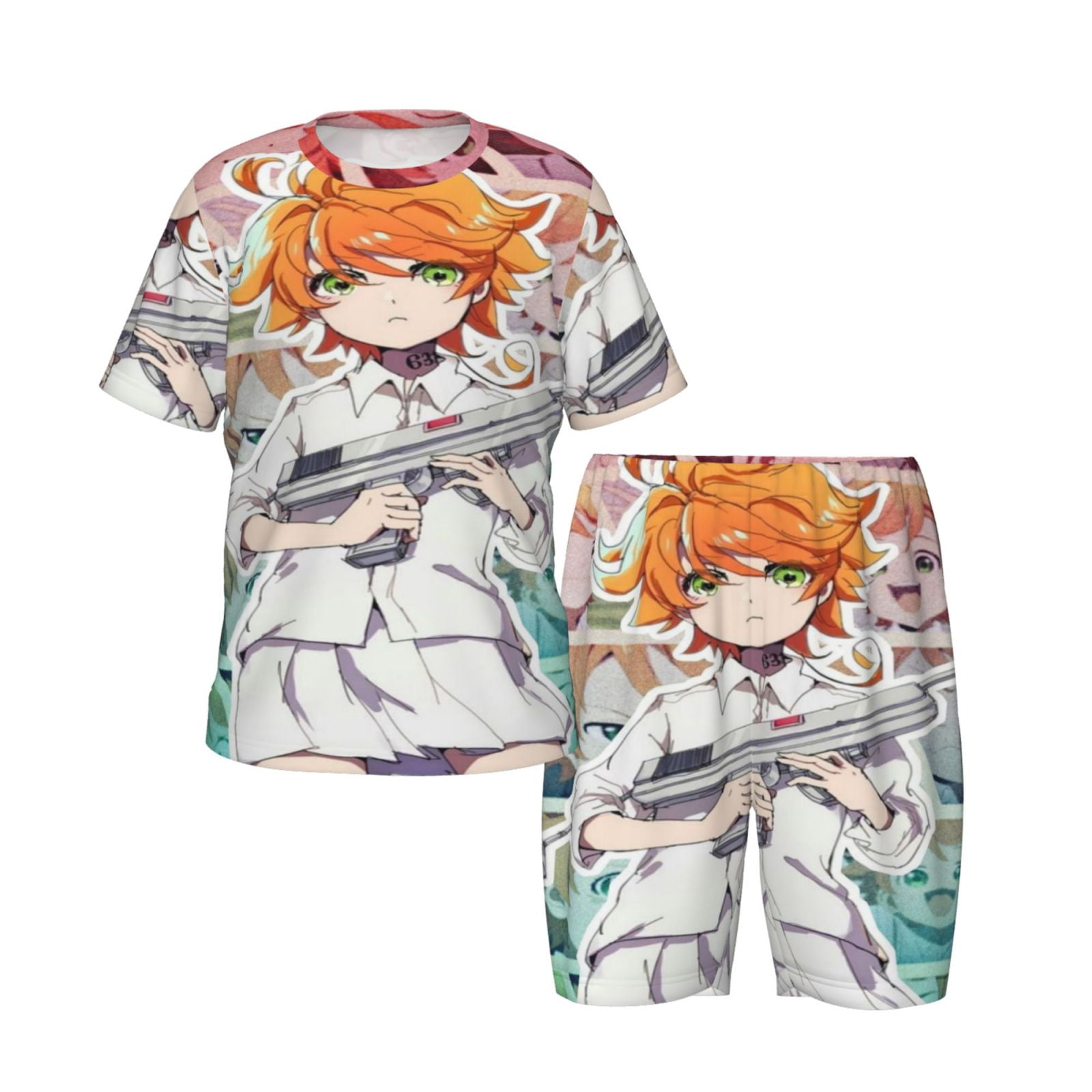 Kids Boys Girls Promised Never-Lan Pajamas Set Cartoon Shirt With ...