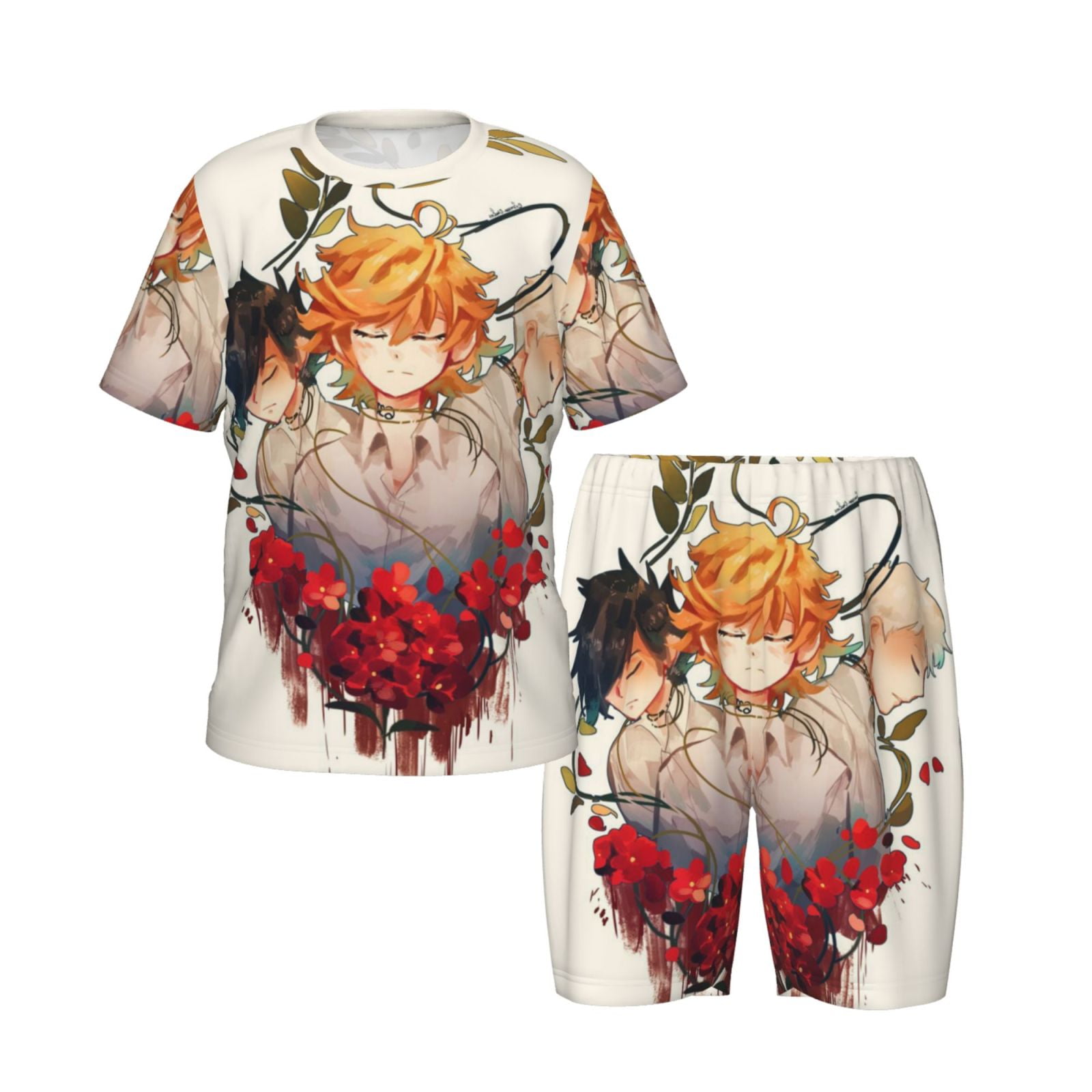 Kids Boys Girls Promised Never-Lan Pajamas Set Cartoon Shirt With ...