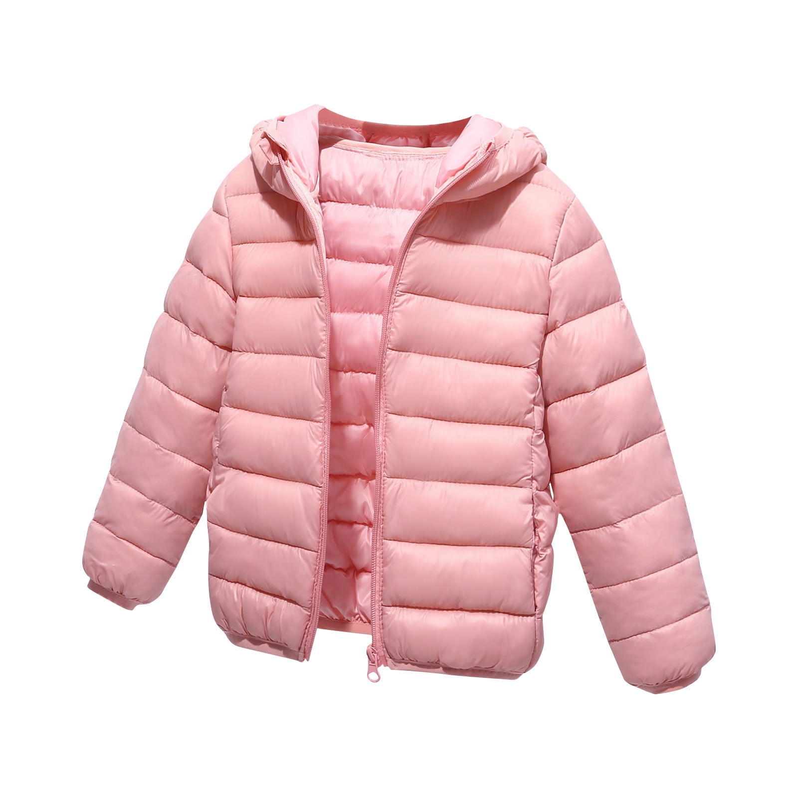 Kids Boys Girls Puffer Jacket Lightweight Water-Resistant Full Zip Down ...