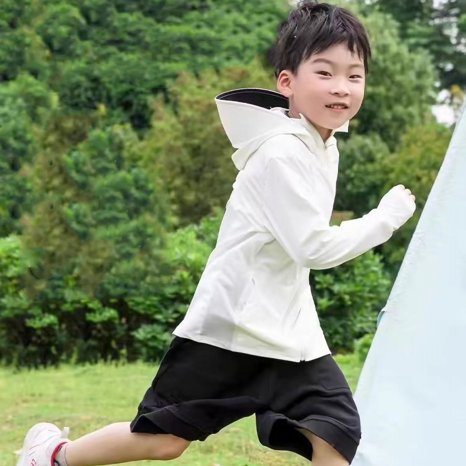 Kids Boys Girls Sun Protective Clothing Lightweight UV Jacket Children ...