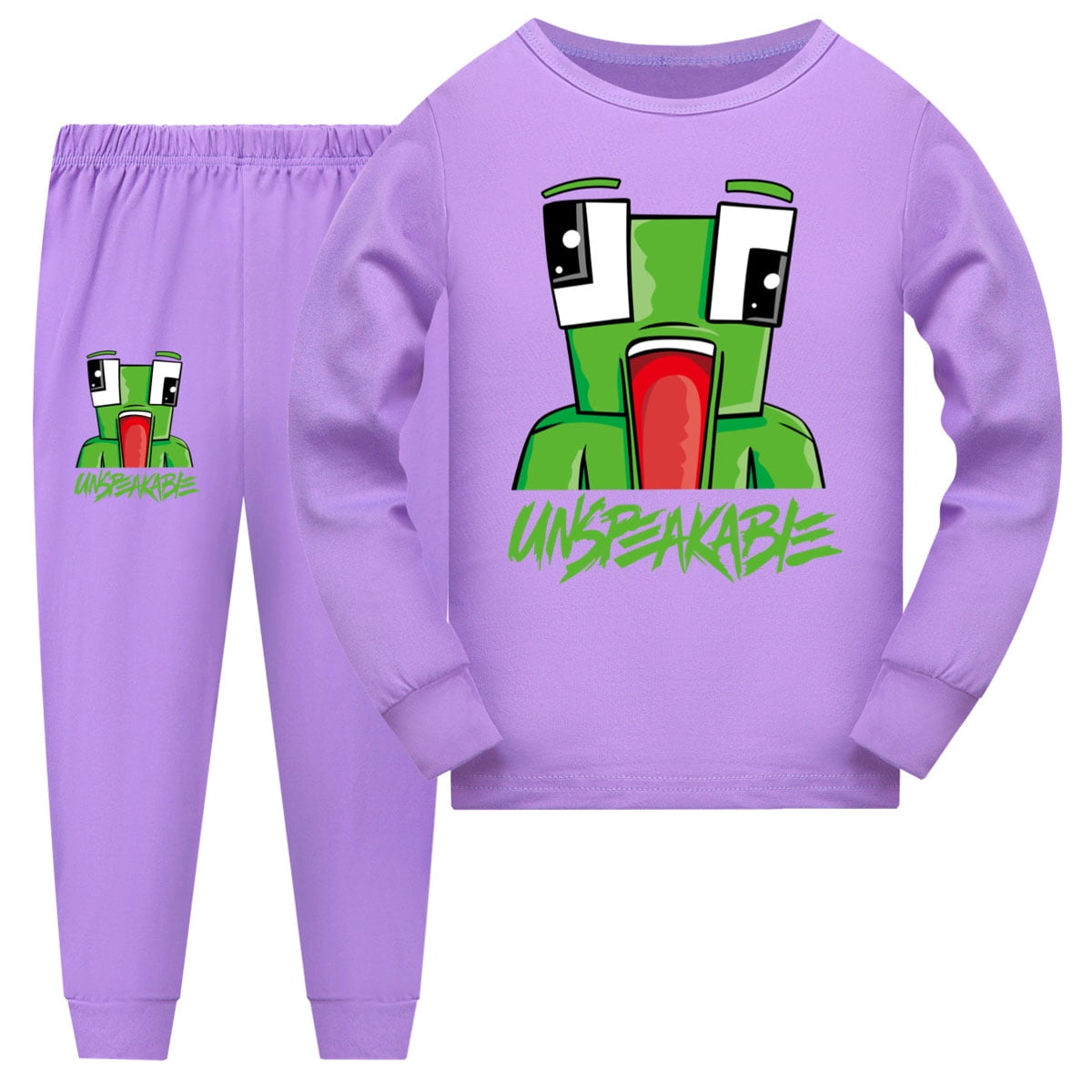Kids Boys Girls Unspeakables Fans Cartoon Graphics Printed Pyjamas Set ...