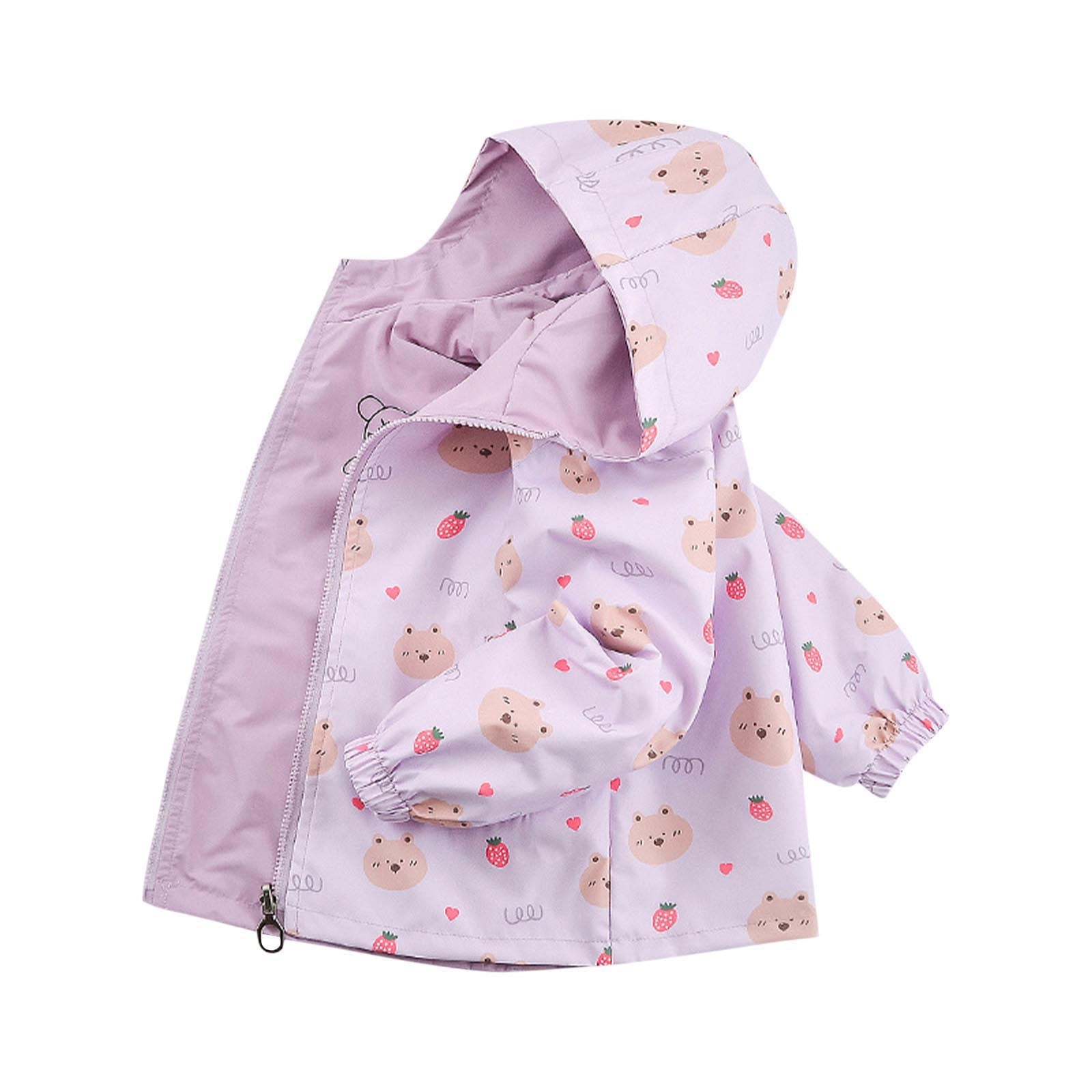 Kids Boys Girls Windbreaker Jacket Fashion Prints Hoodie for Fall ...