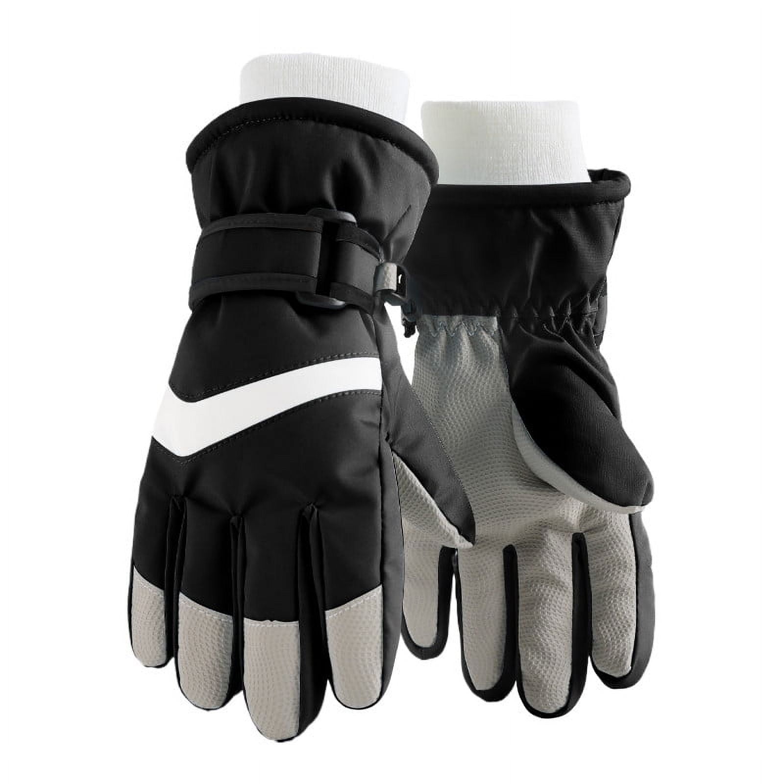 Kids Boys Girls Winter Gloves Cold Weather Waterproof Ski Snow Gloves ...