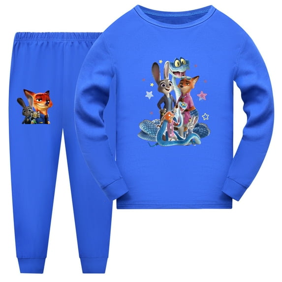 Kids Boys Girls Zootopia2 Nick Judy Gary Snake 2-Piece Cartoon Graphics ...