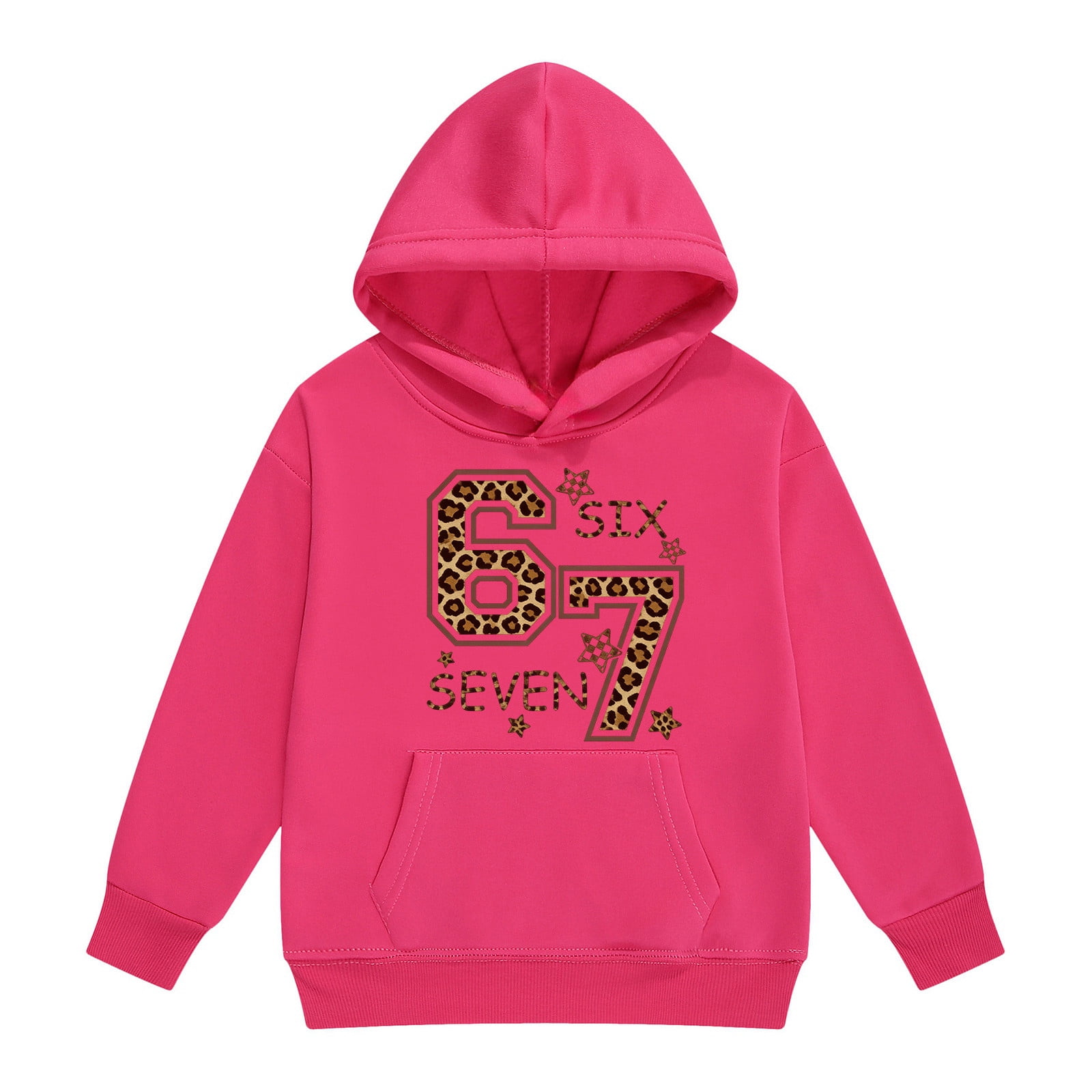 Kids Boys Hoodie Creative Graphic Six Seven Hoodie Casual Long Sleeve ...