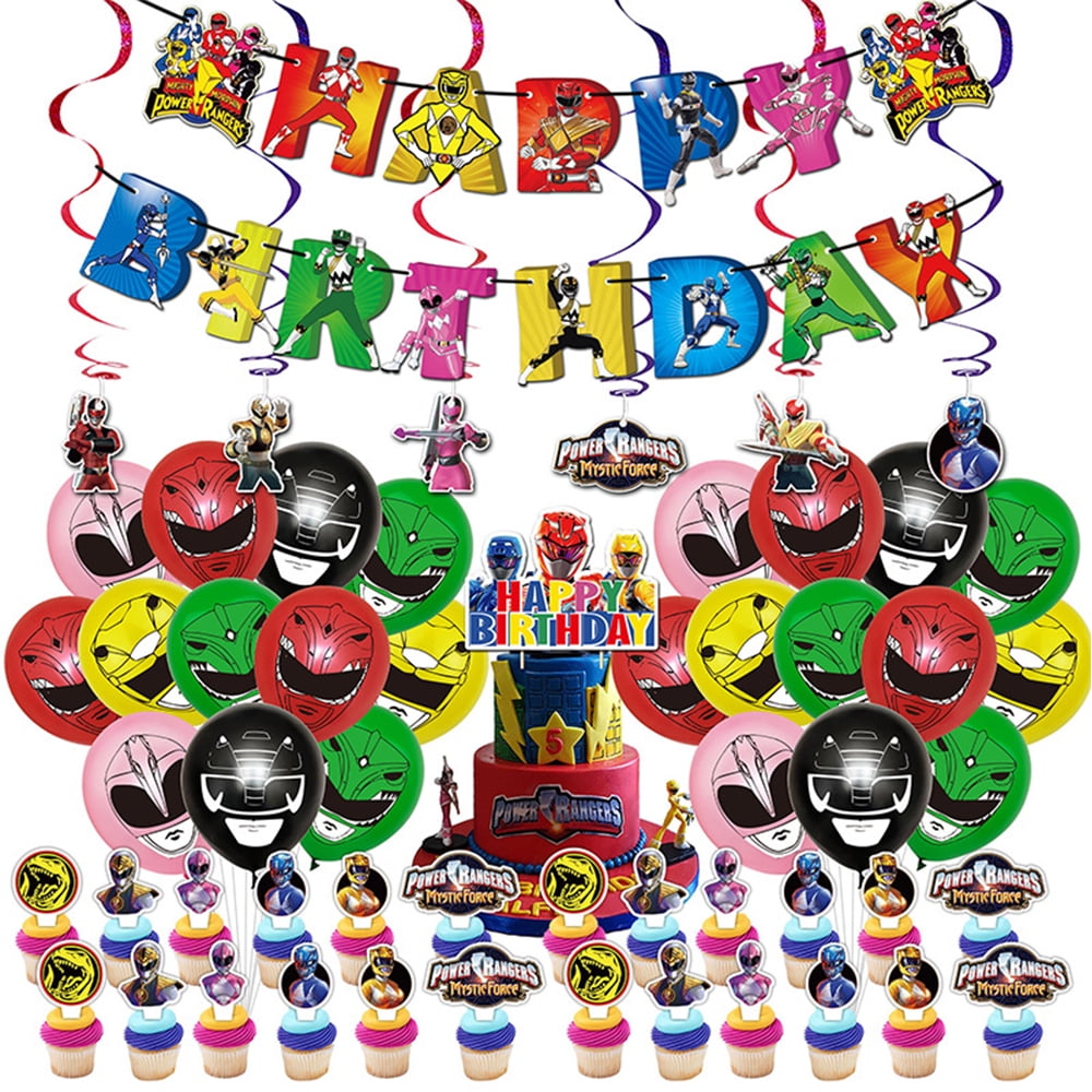 Kids Boys Surprise Power Rangers Theme Birthday Party Supplies, Cute ...