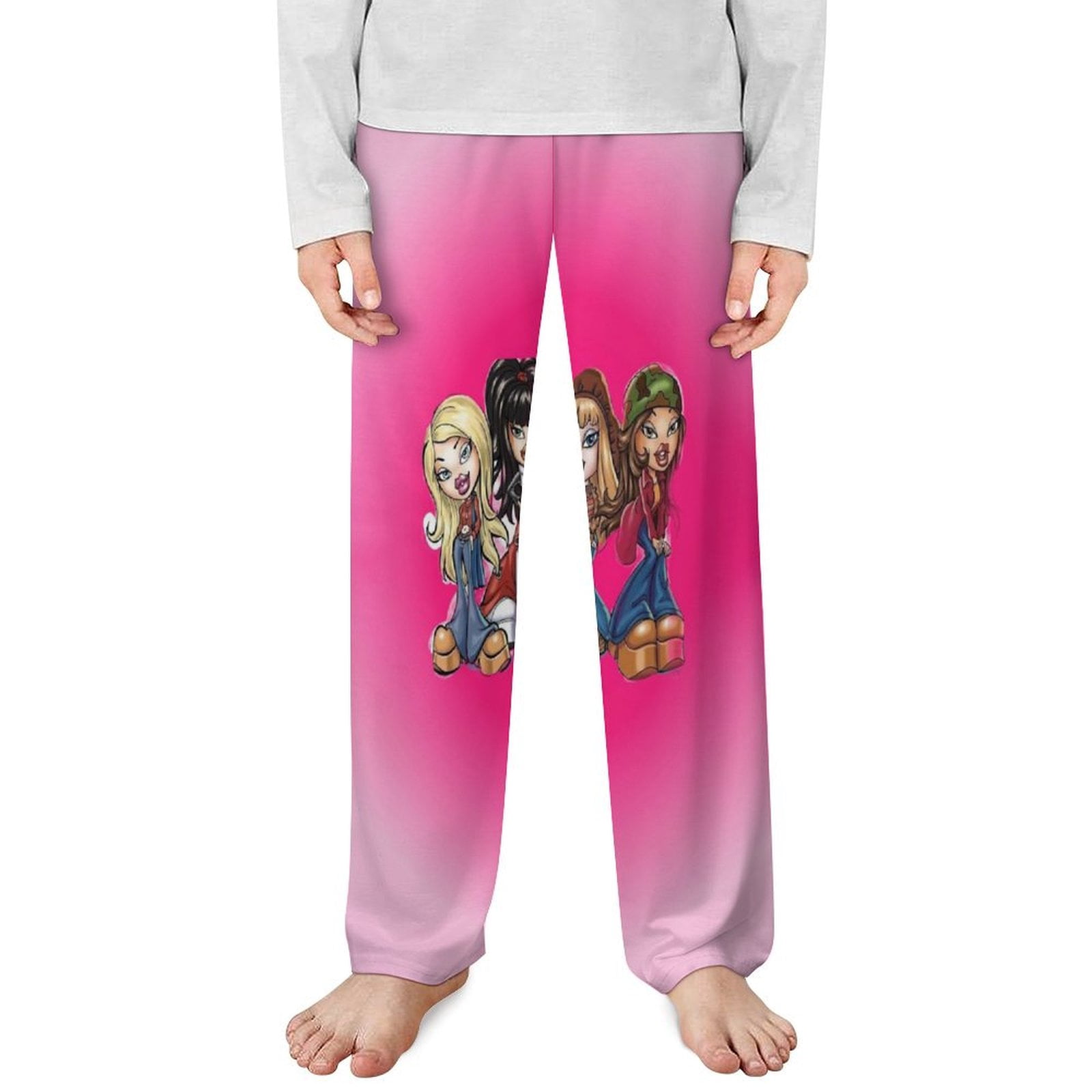 Kids Brat-z Pajama Pants Cartoon Long Pj Pants Cute Elastic Waist ...