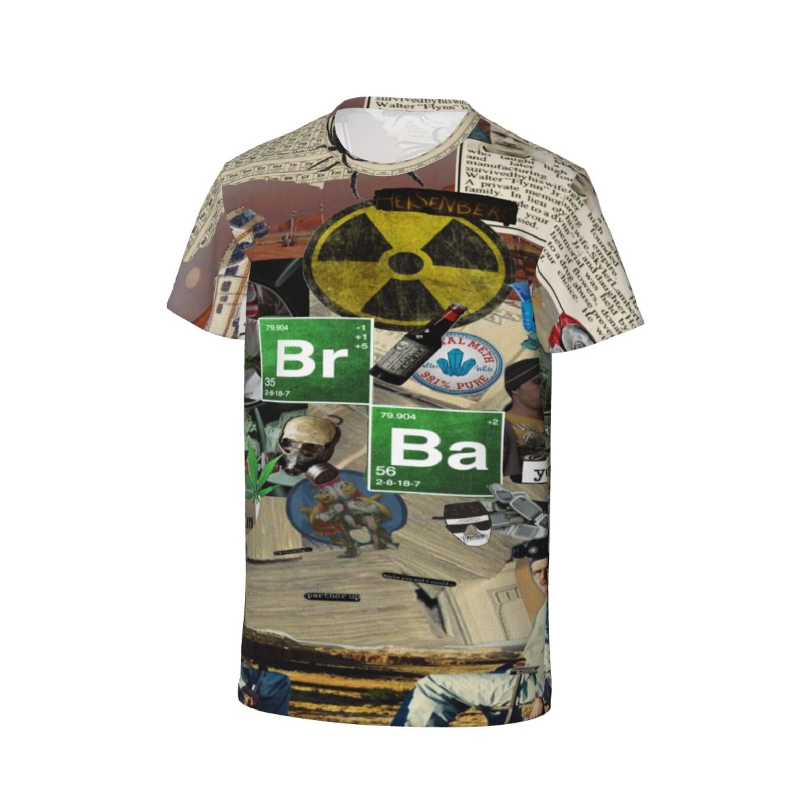 Kids Breaking Bad Graphic Tees Funny Cartoon 3D Print Short Sleeve T ...
