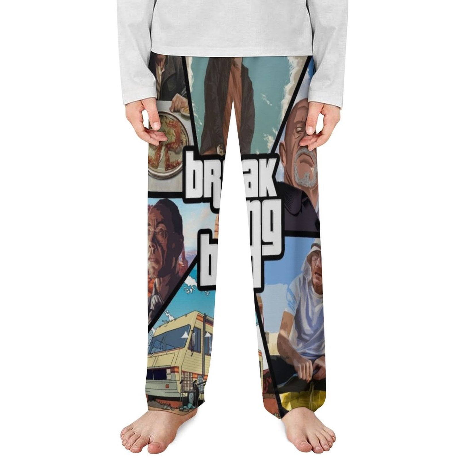 Kids Breaking Bad Pajama Pants Long Sleep Pants Drawstring Lounge ...