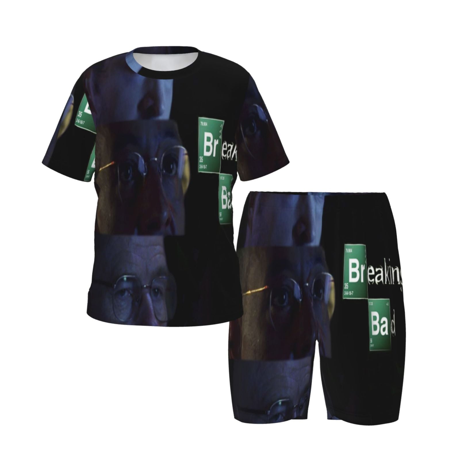 Kids Breaking Bad Pajamas Set Cartoon Sleepwear Short Set Outfit For ...