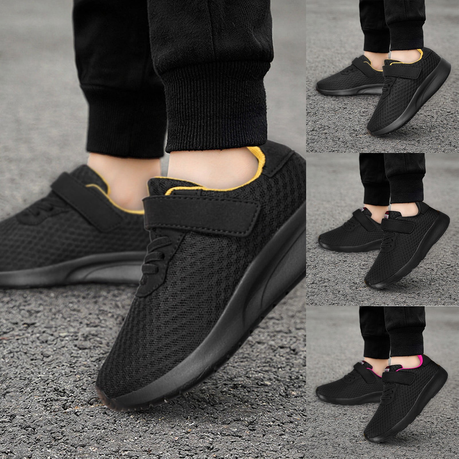 Kids' Breathable Double Mesh Sports Shoes Anti Lightweight Lightweight ...