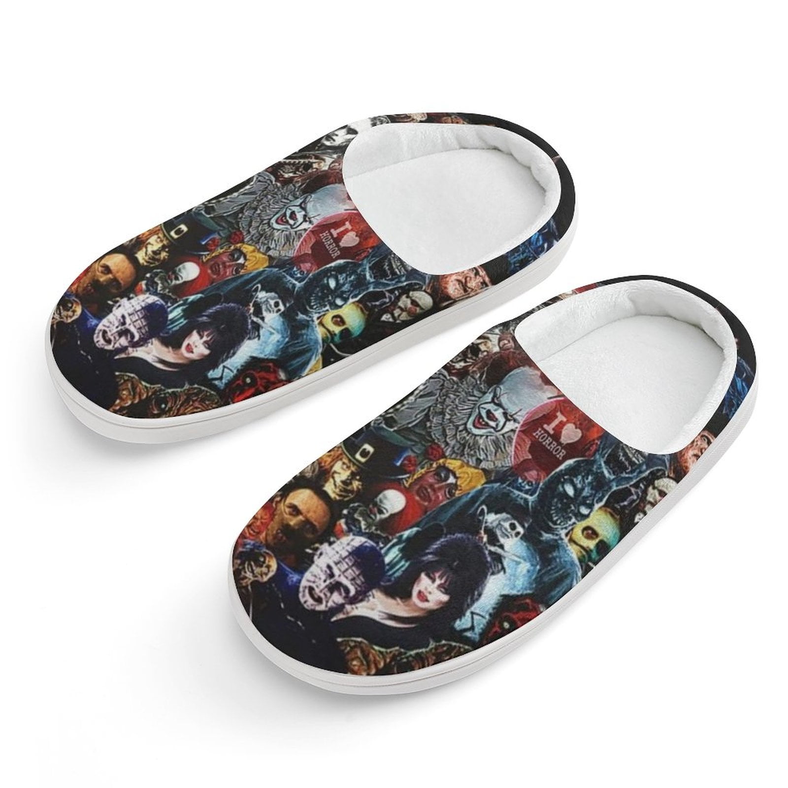 Kids Bride of Chucky Slippers Anti-slip Fluffy Fuzzy House Slippers ...