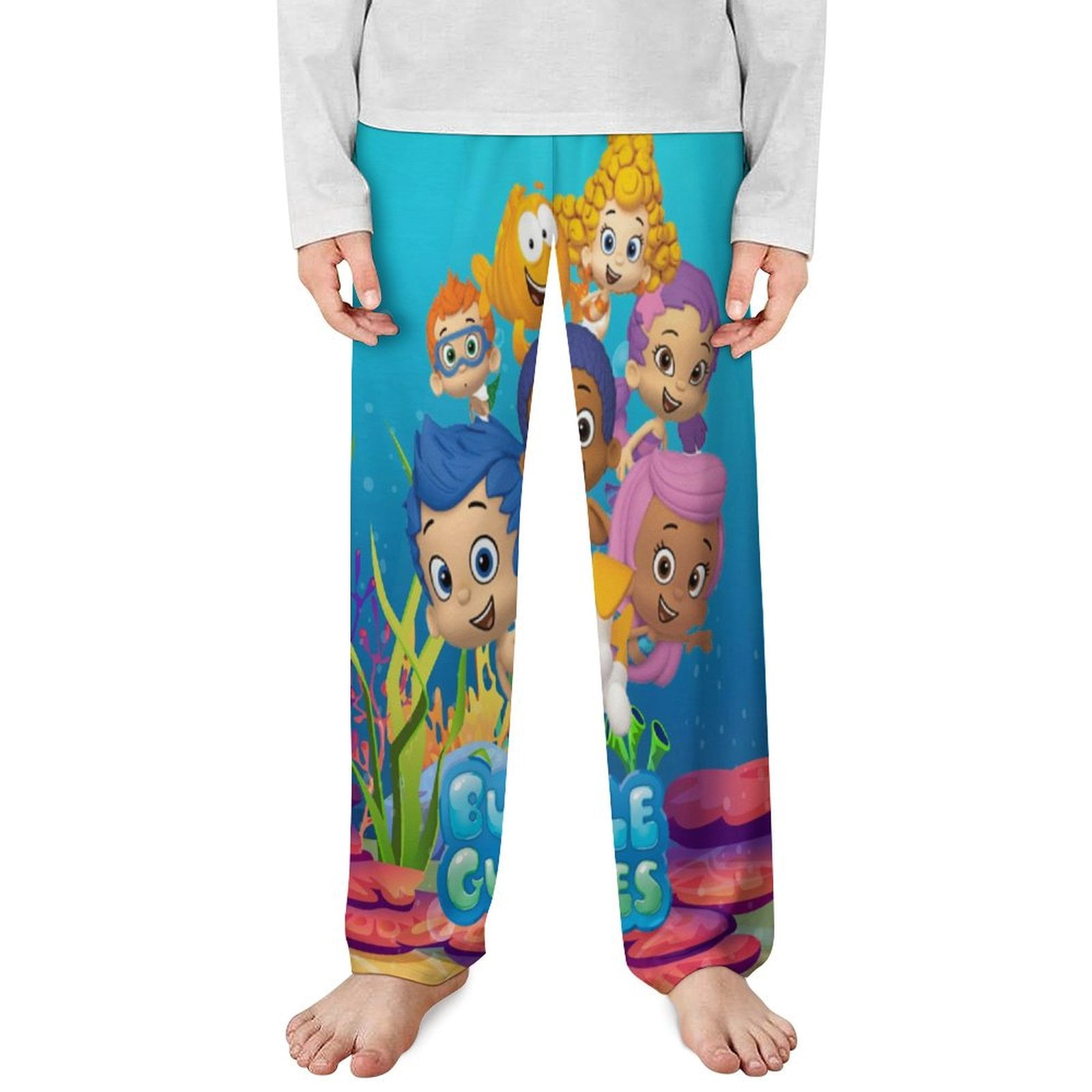 Kids Bubble Gup-Pies Pajama Pants Cartoon Long Pj Pants Cute Elastic ...