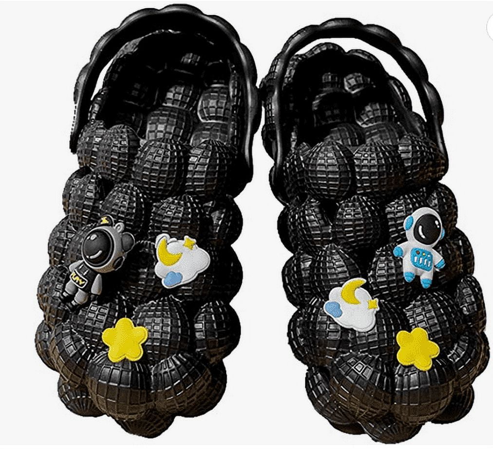 Kids Bubble Slides Garden Clogs for Girls Boys with Heel Strap Funny ...