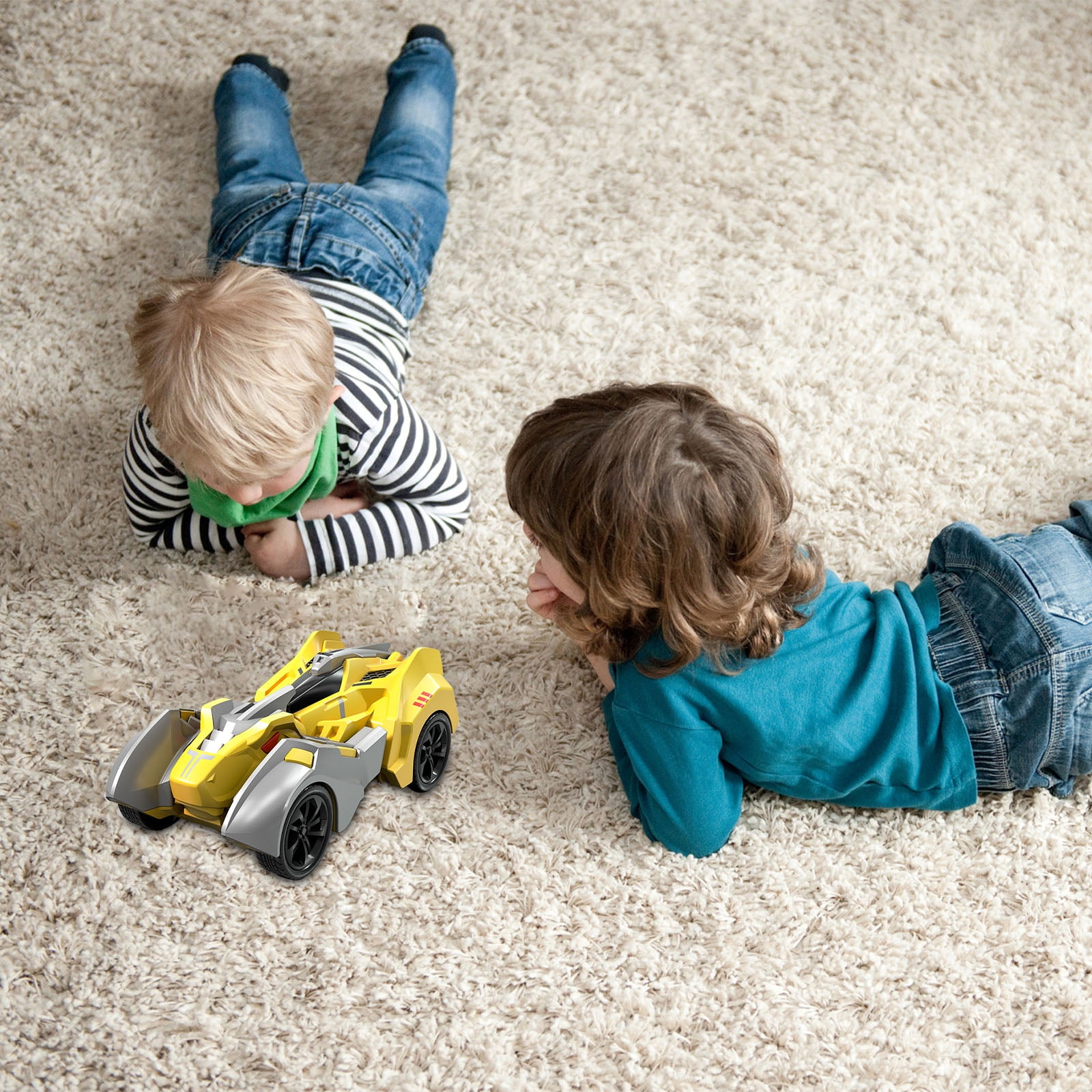 Kids Building Alphabet Game Board Crash Dinosaur Morphing Toy Car Crash ...