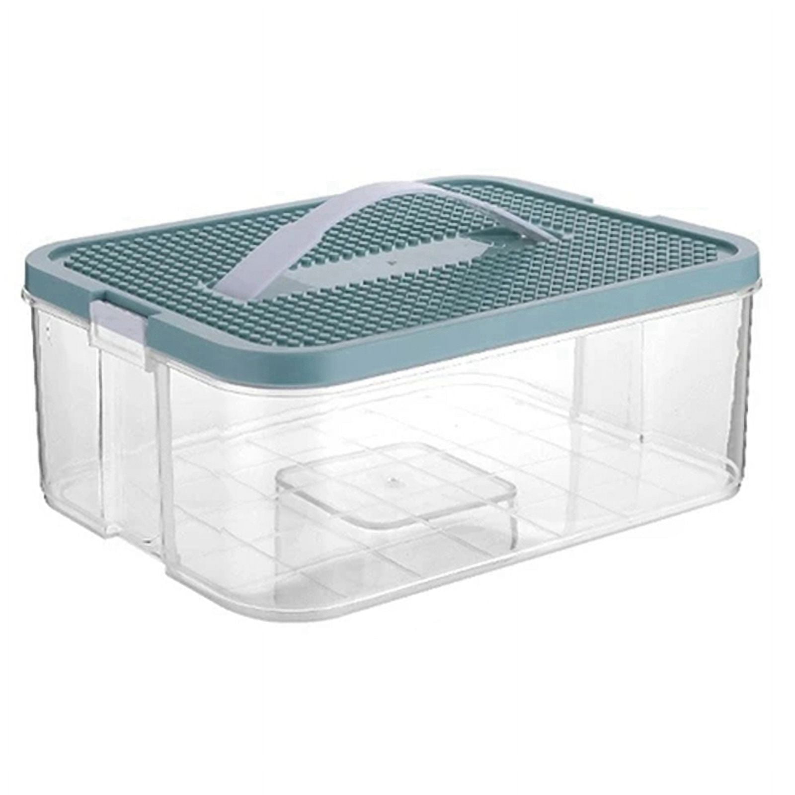 Kids Building Blocks Storage Box Stackable Toys Organizer Storage Case ...