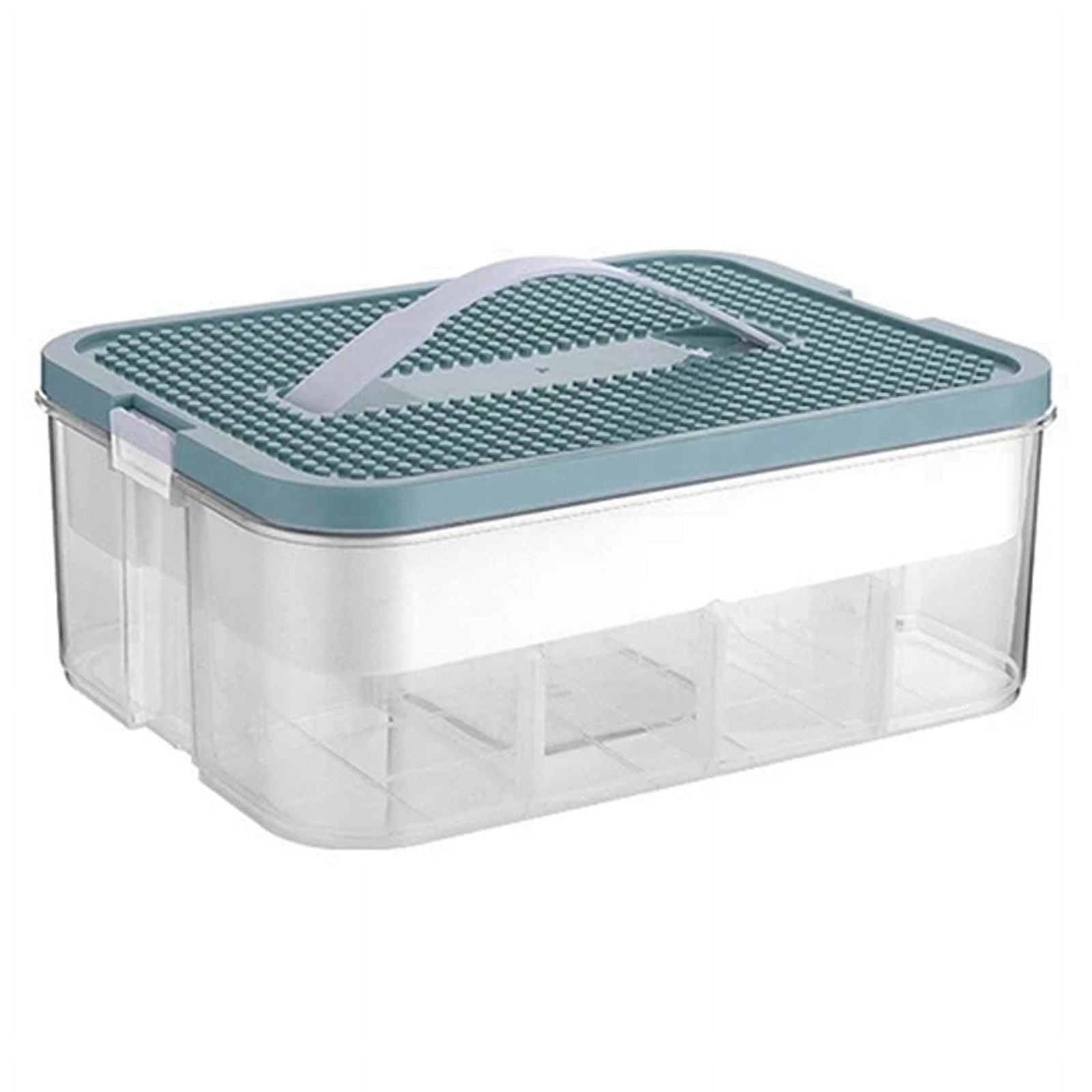 Kids Building Blocks Storage Box Stackable Toys Organizer Storage Case ...