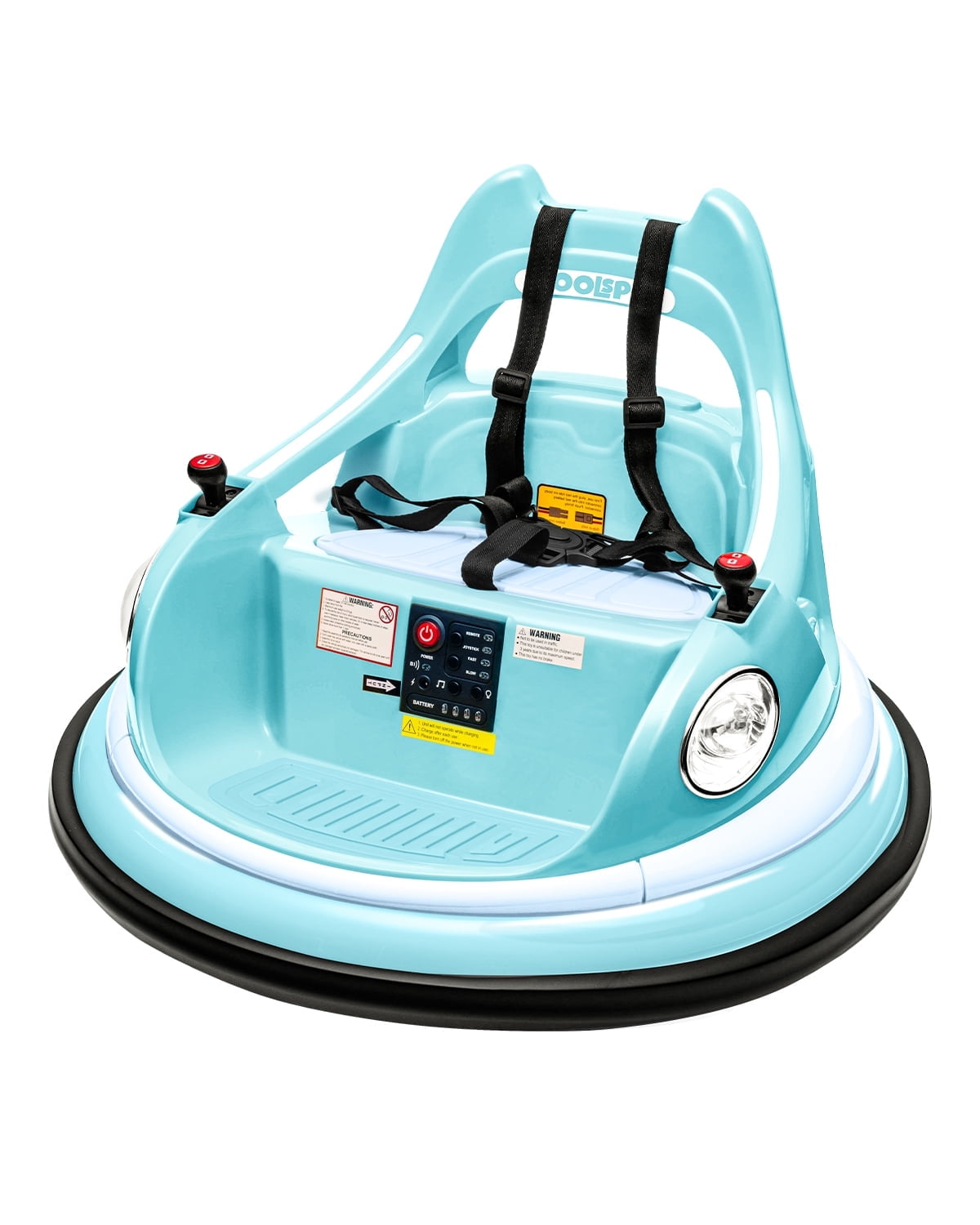 Kids Bumper Car 12V with Remote Control, 360° Spin, Lights, Music ...