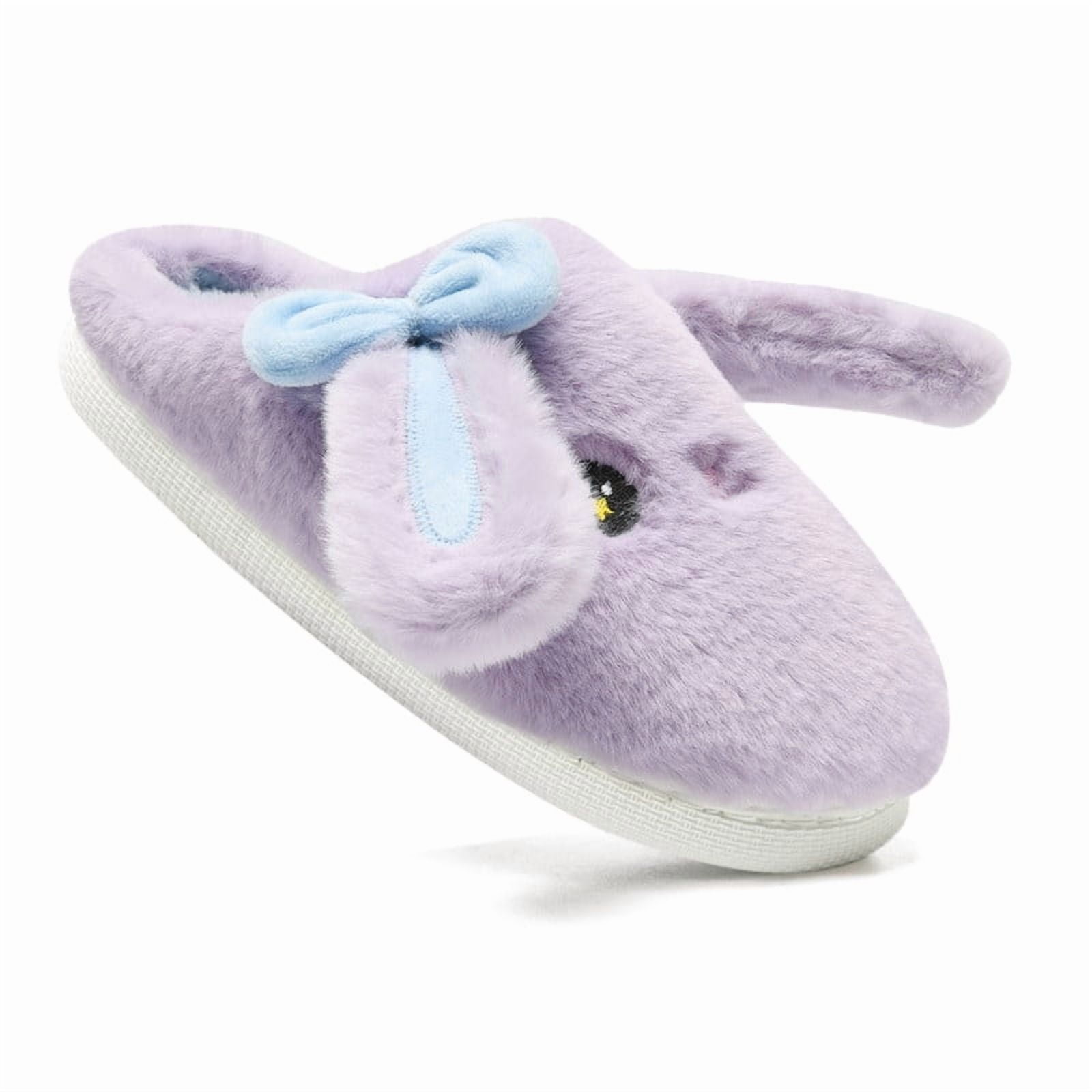 Kids Bunny Animal Slippers for Girls Boys, Cute Plush Funny Cartoon ...