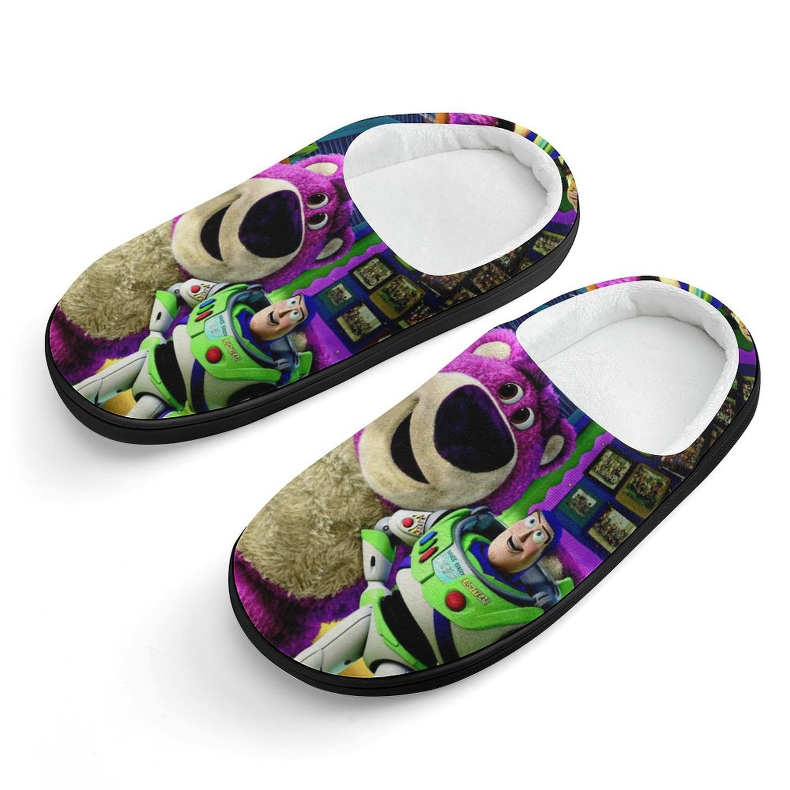 Kids Buzz Lightyear Toy Story Slippers House Slippers Warm Soft Plush ...