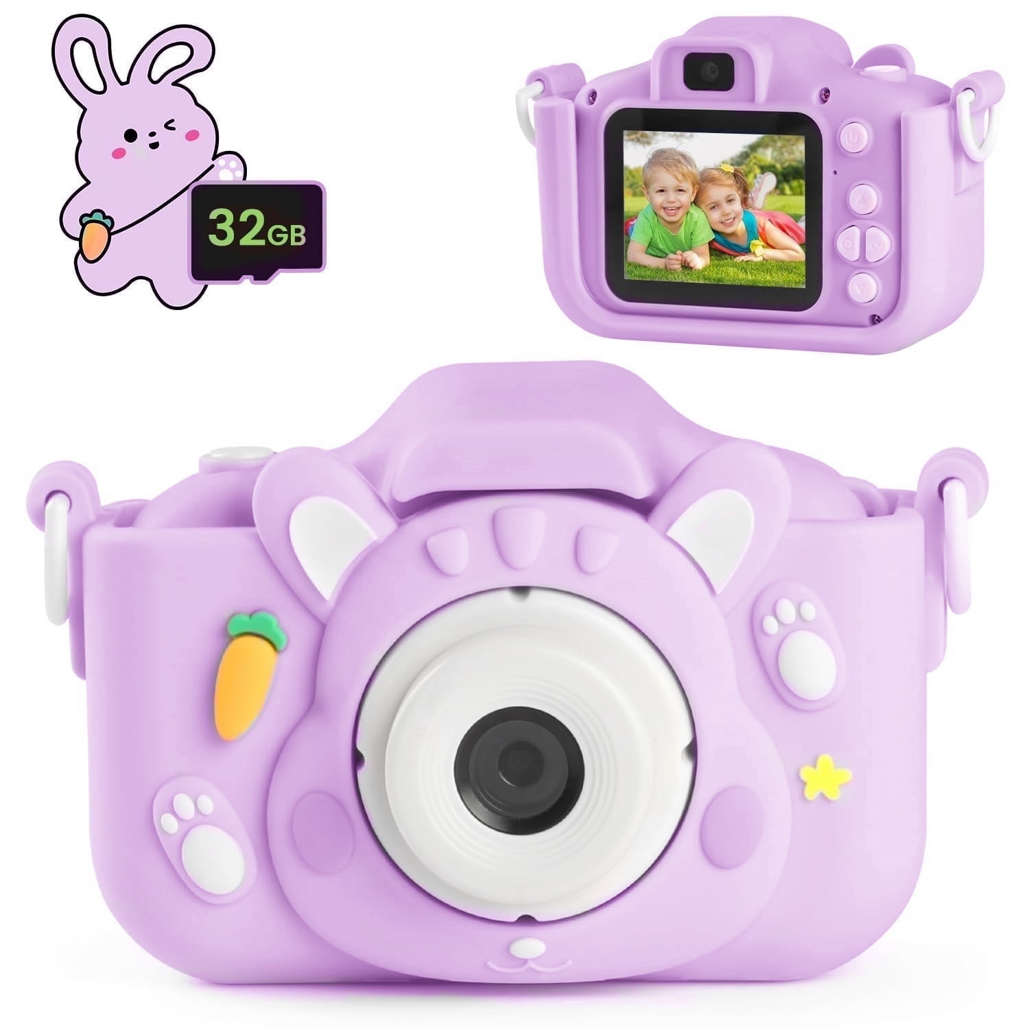Kids Camera for 3-12 Year Old Boys Girls, Christmas Birthday Gifts for ...