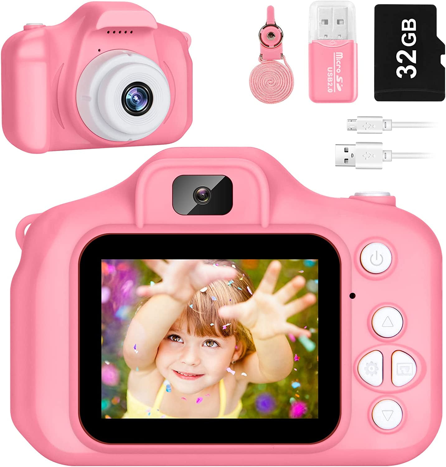 Kids Camera for Boys and Girls, SINEAU Digital Camera for Kids Toy Gift ...