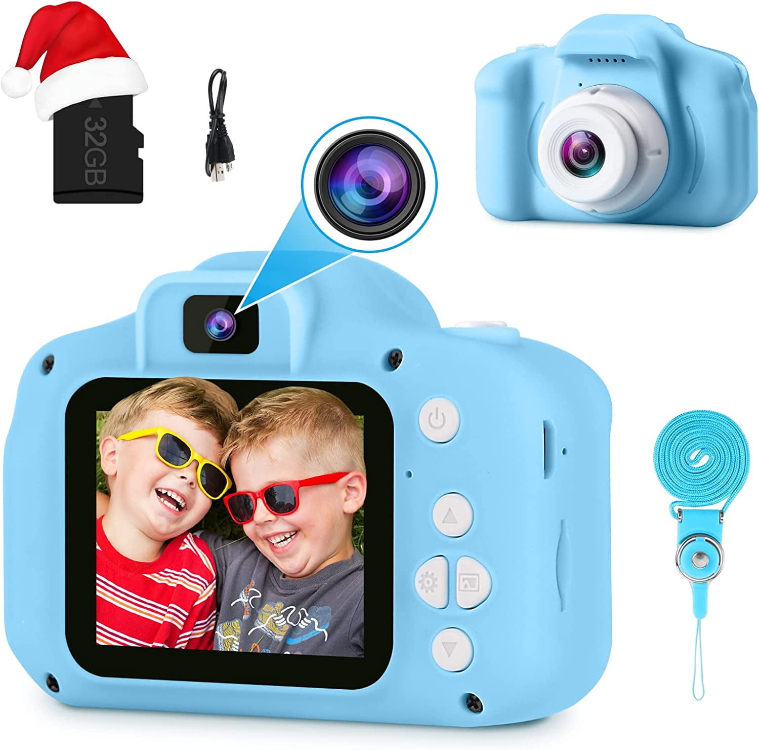 Kids Camera, Children Digital Selfie Camera with 12MP Video Camcorder ...