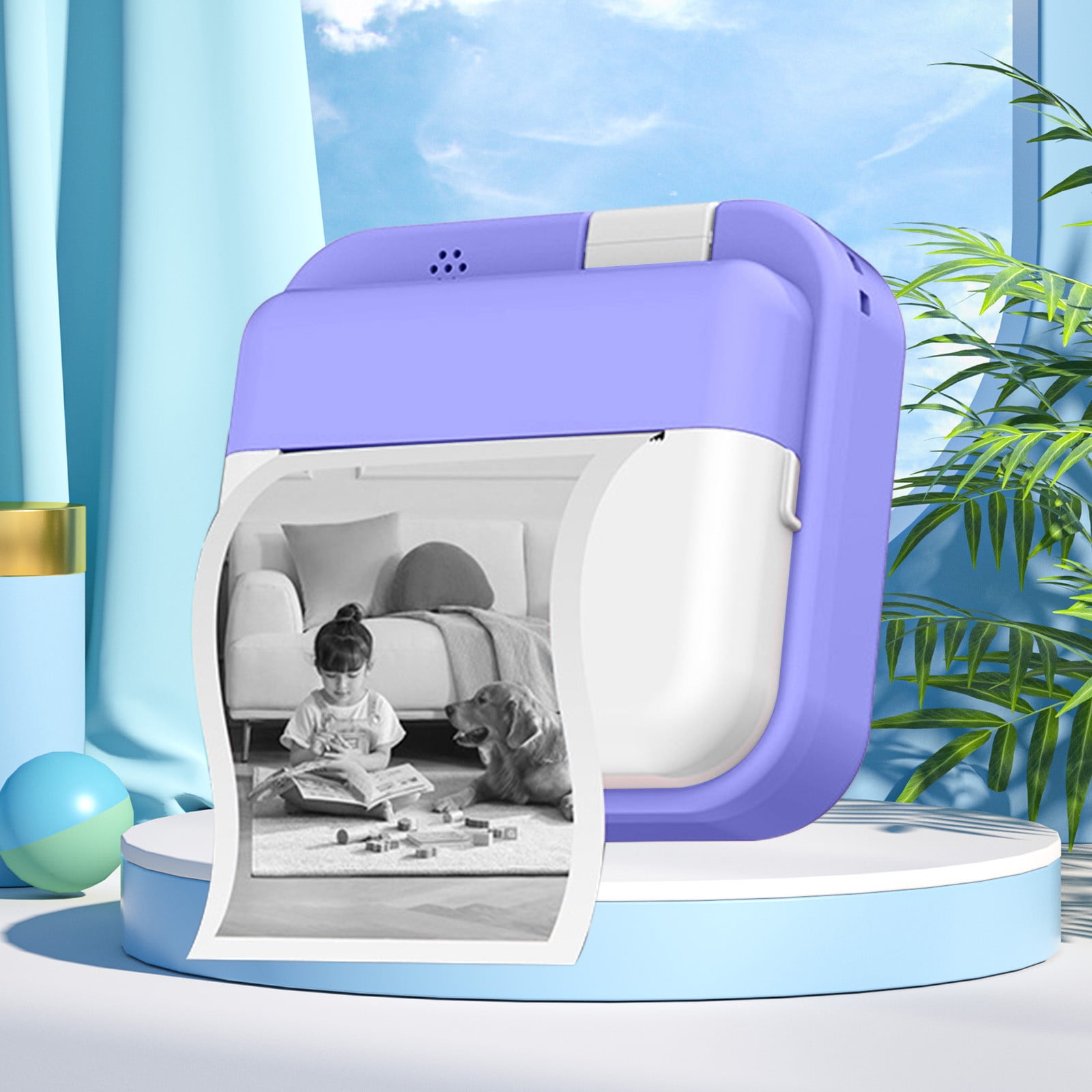 Kids Camera Instant Print, 1080P Video Camera That Print Photos, with ...