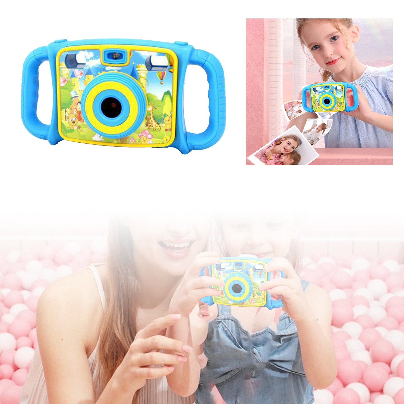 Kids Cameras Digital Girls That Print 2 Inch Children Sports Camera ...