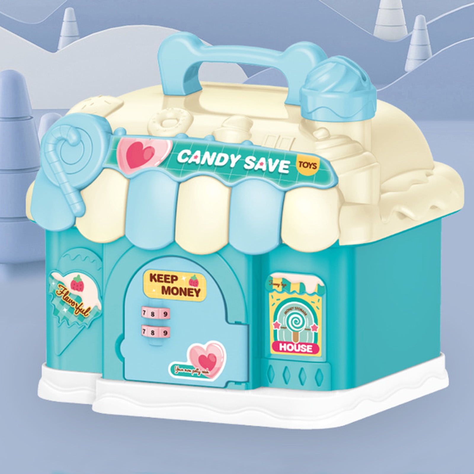 Kids Candy House Bank-Cute Piggy Bank,Fun Savings Toy Gift,High Value ...